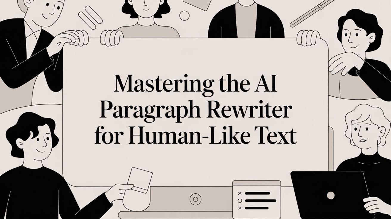 Mastering the AI Paragraph Rewriter for Human-Like Text