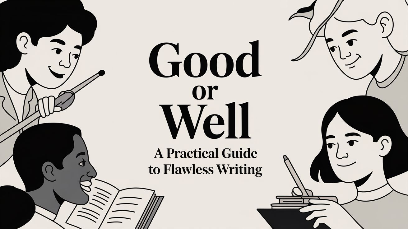 Good or Well A Practical Guide to Flawless Writing