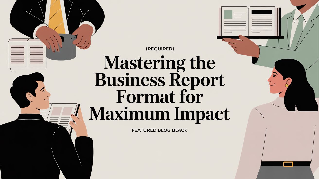 Mastering the Business Report Format for Maximum Impact