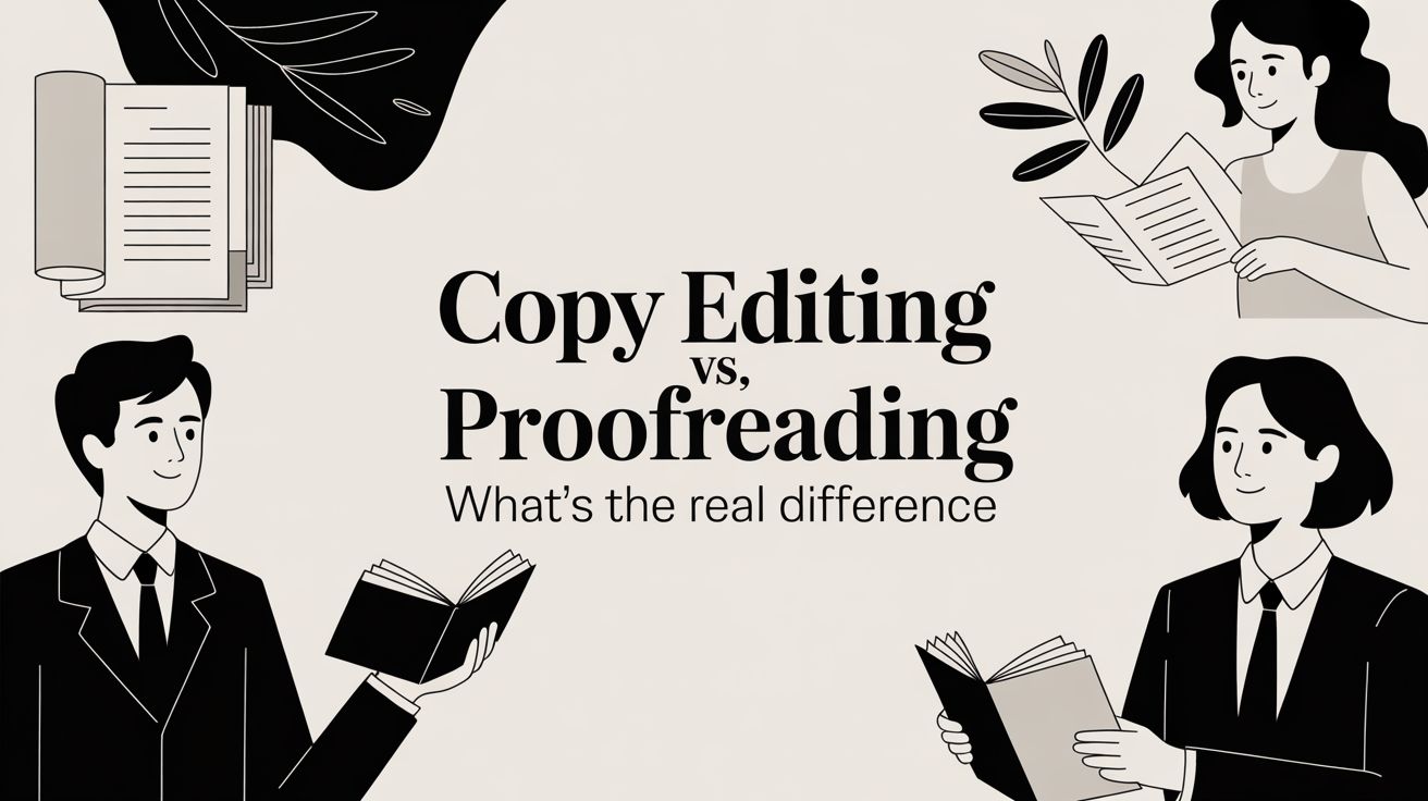 Copy Editing vs Proofreading What's the Real Difference