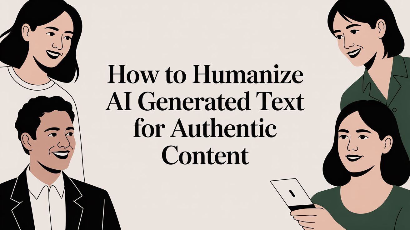 How to Humanize AI Generated Text for Authentic Content